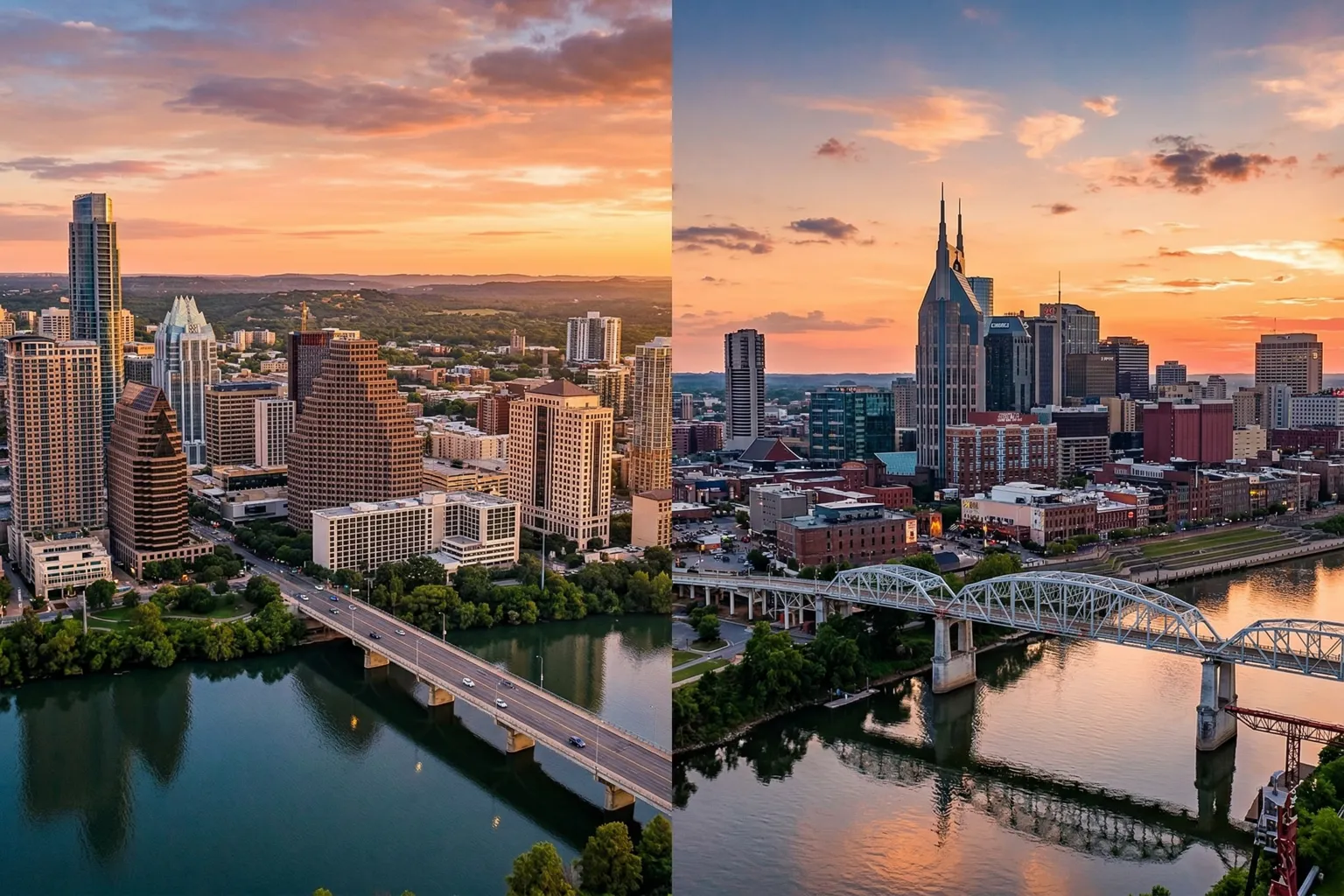 Austin vs Nashville: Housing, Taxes, Jobs & Lifestyle Compared (2026)